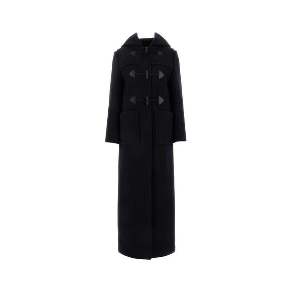 Prada | Jackets & Coats | Prada Midnight Blue Velour Coat | Poshmark